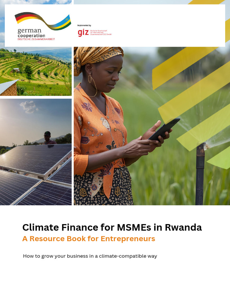 Giz2025 en Climate Finance Rwandan Msmes | PDF | Climate Change ...