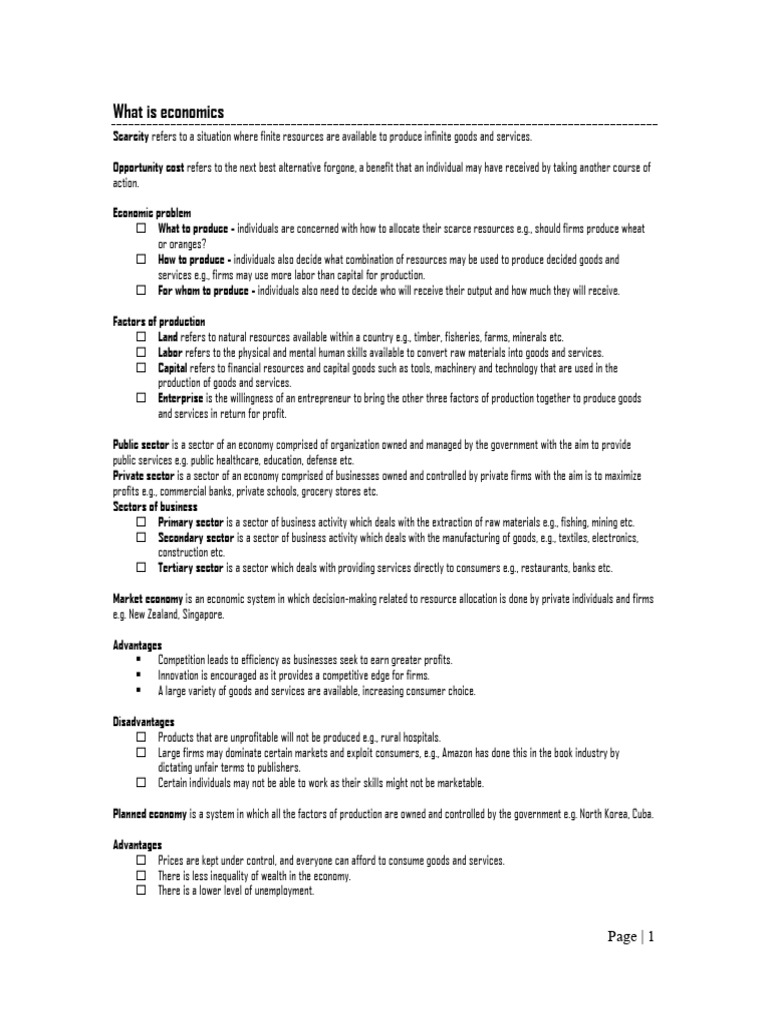 Econ-HL-Notes (1) | PDF | Elasticity (Economics) | Demand