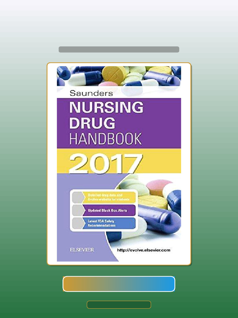 Test Bank for Saunders Nursing Drug Handbook 2017 | PDF | Multiple Choice