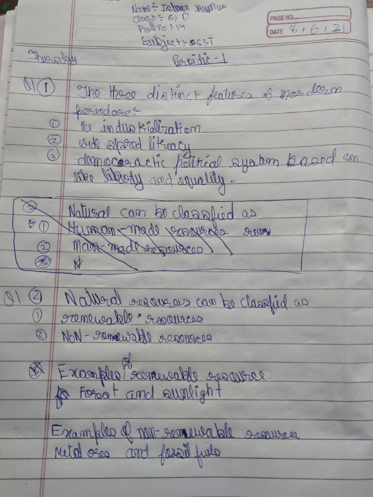 Ishaan Kumar 8-d Roll No - 14 Sst Pa-1 | PDF