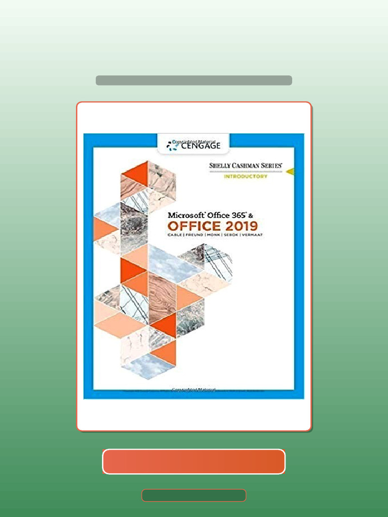 Test Bank for Shelly Cashman Series Microsoft Office 365 Office 2019 ...