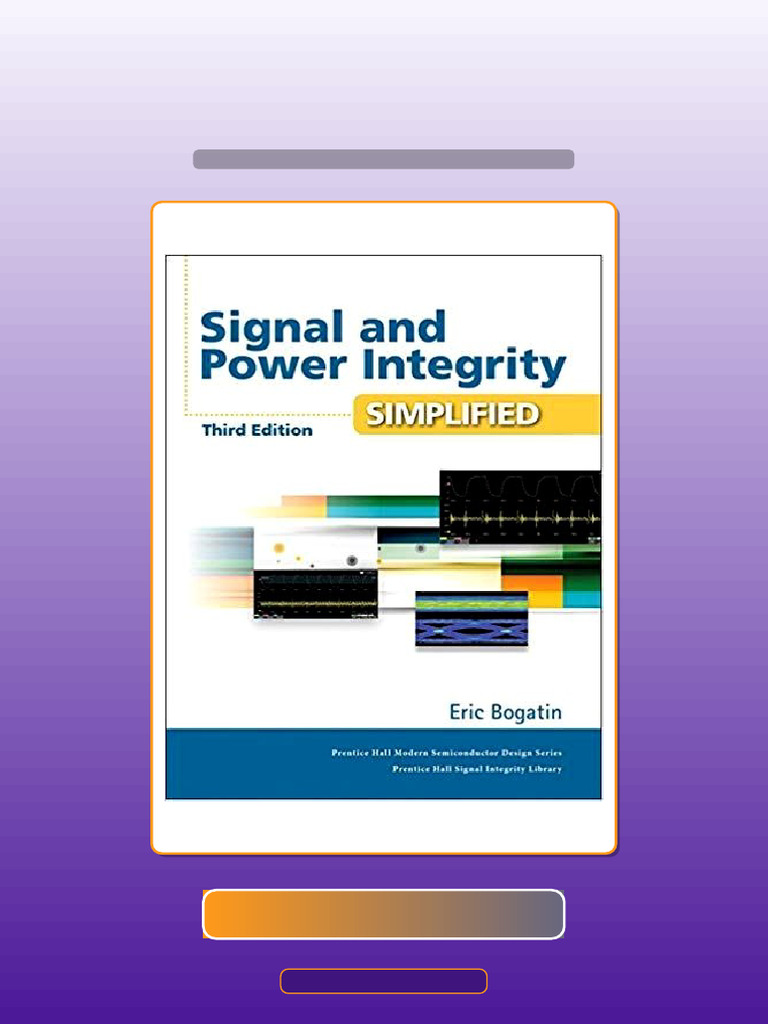 Test Bank for Signal and Power Integrity Simplified 3rd Edition | PDF ...