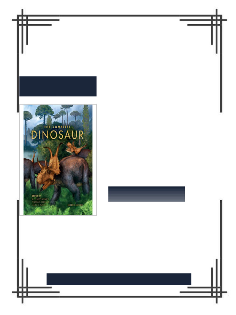 The Complete Dinosaur Life of the Past 2nd edition Michael K. Brett ...