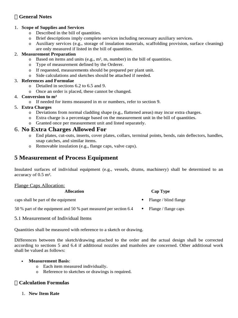 Insulation Measurement UHDE | PDF | Pipe (Fluid Conveyance) | Area