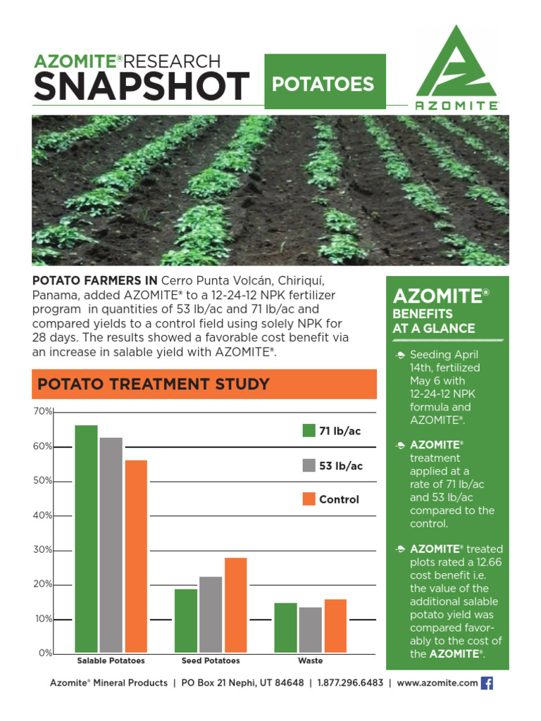Potato Snapshot Domestic | PDF | Agriculture | Food Industry