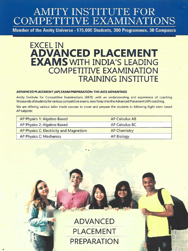 Advance Placement Brochure 2025 | PDF