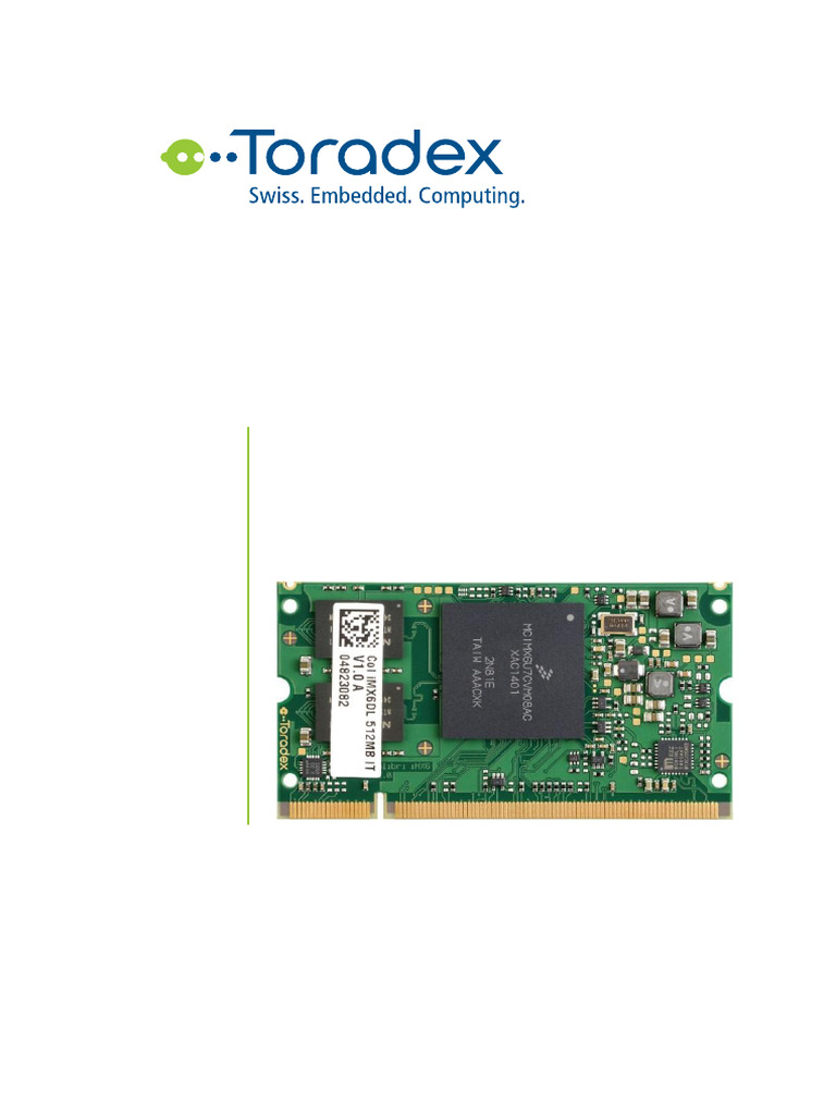 Colibri Arm Som Imx6 | PDF | Embedded System | Electrical Engineering