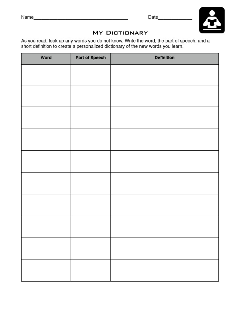 Create Your Personalized Word Dictionary | PDF