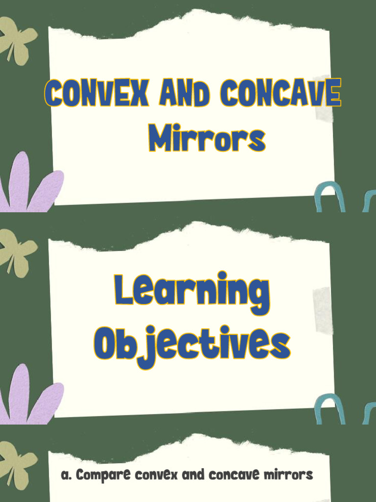 Convex vs. Concave Mirrors Explained | PDF