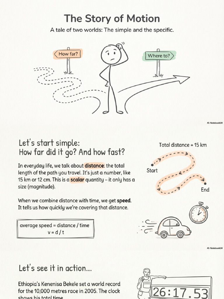 Slide Chapter 1 Kinematics - Describing Motion | PDF