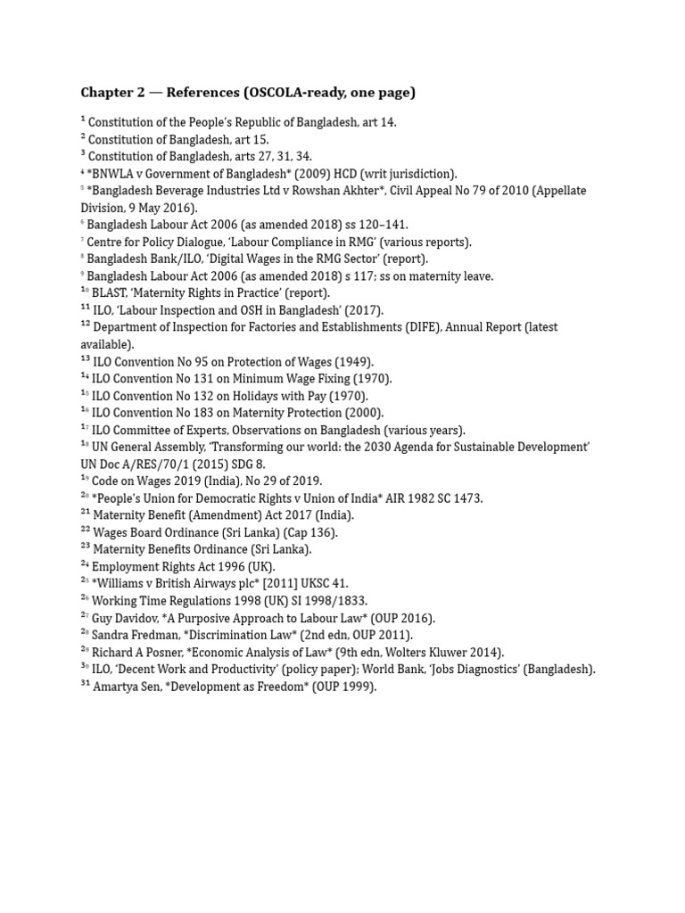 Chapter 2- Reference List | PDF