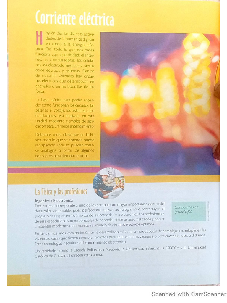 U2_Corriente eléctrica_3BGU | PDF