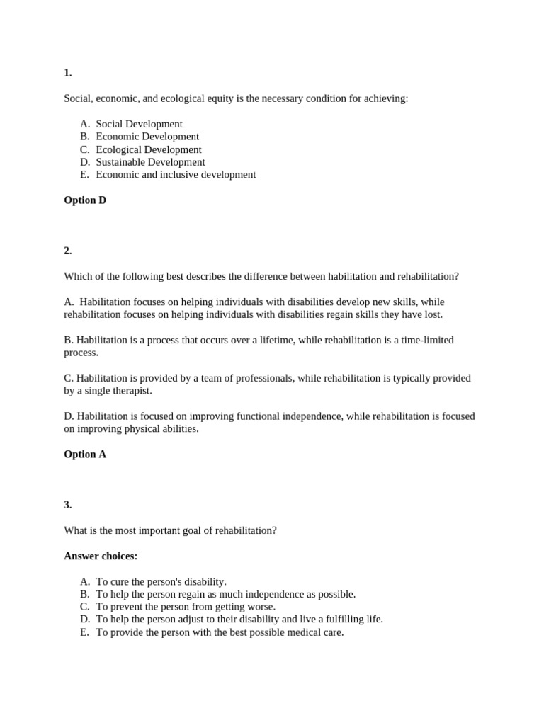 3rd Year Objective Paper 2 | PDF | Contact Lens | Physical Therapy