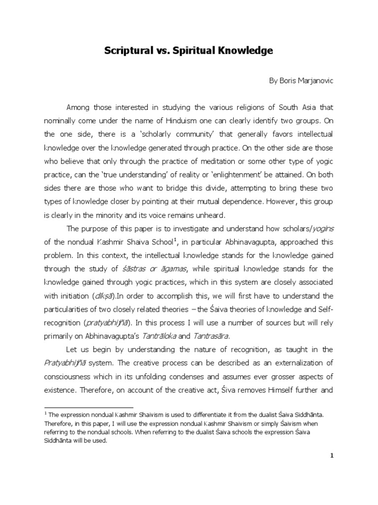 Scriptural Vs | Download Free PDF | Maya (Illusion) | Nondualism