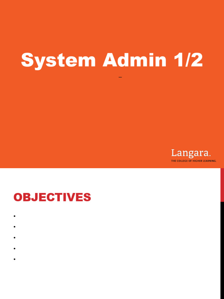 1280 s16 - System Admin 1 | PDF | Superuser | Sudo