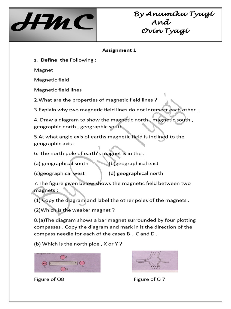 Magnetic Field Concepts and Diagrams | PDF