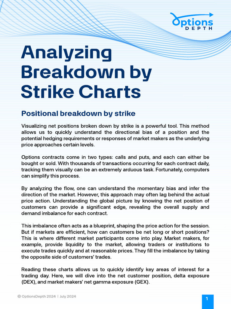 Options Market Analysis: Strike Breakdown | PDF | Greeks (Finance ...