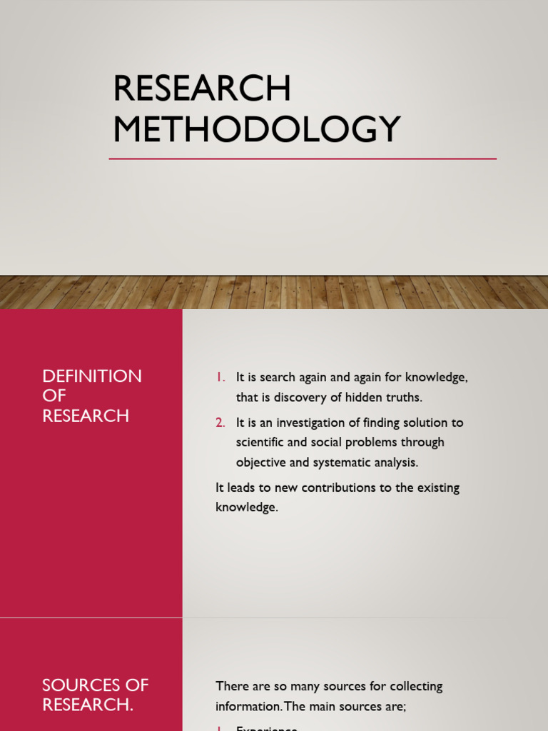Understanding Research Methodology | PDF | Cognitive Science | Learning