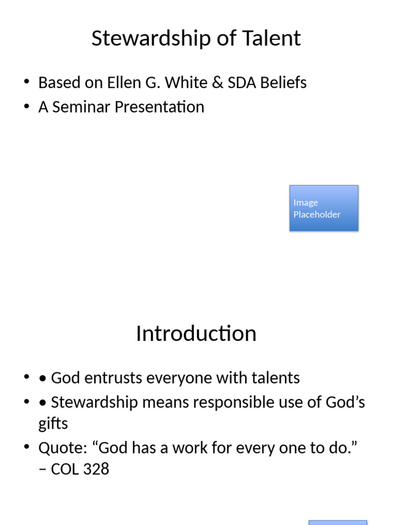 Stewardship_of_Talent_Seminar | PDF