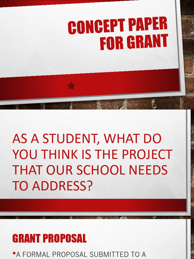 Concept Paper Grant Project | PDF | Learning