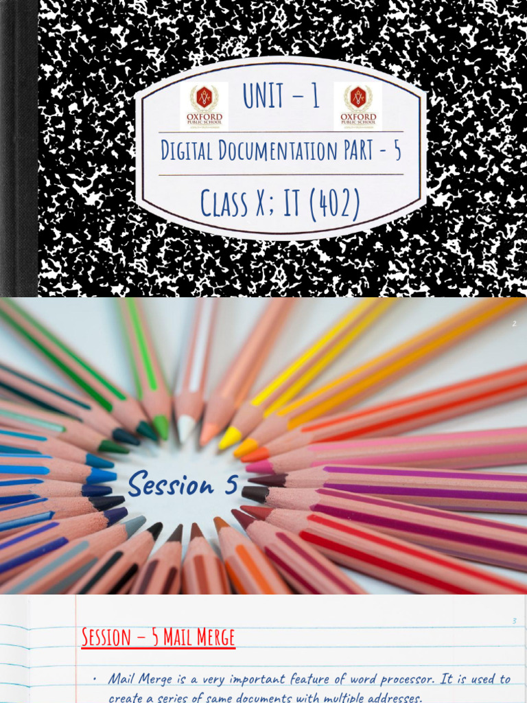 Class 10 UNIT 1 Digital Documentation Part 5 | PDF | Button (Computing) | Computer File