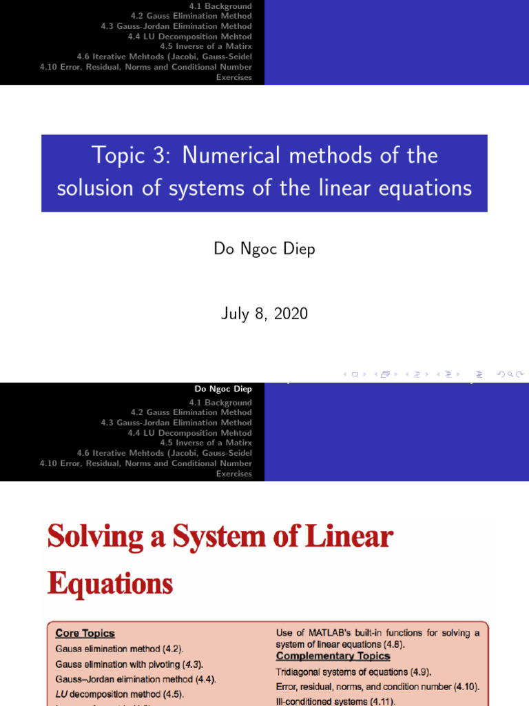 Topic3 | PDF | Numerical Analysis | Algorithms