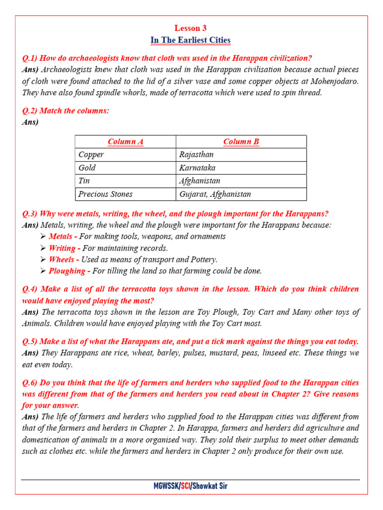 Lesson 3 History | PDF