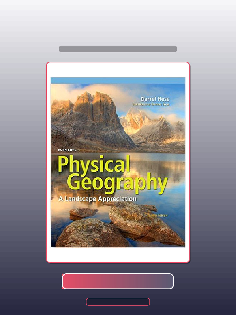 Test Bank for ETextbook 9780134195421 McKnights Physical Geography a ...