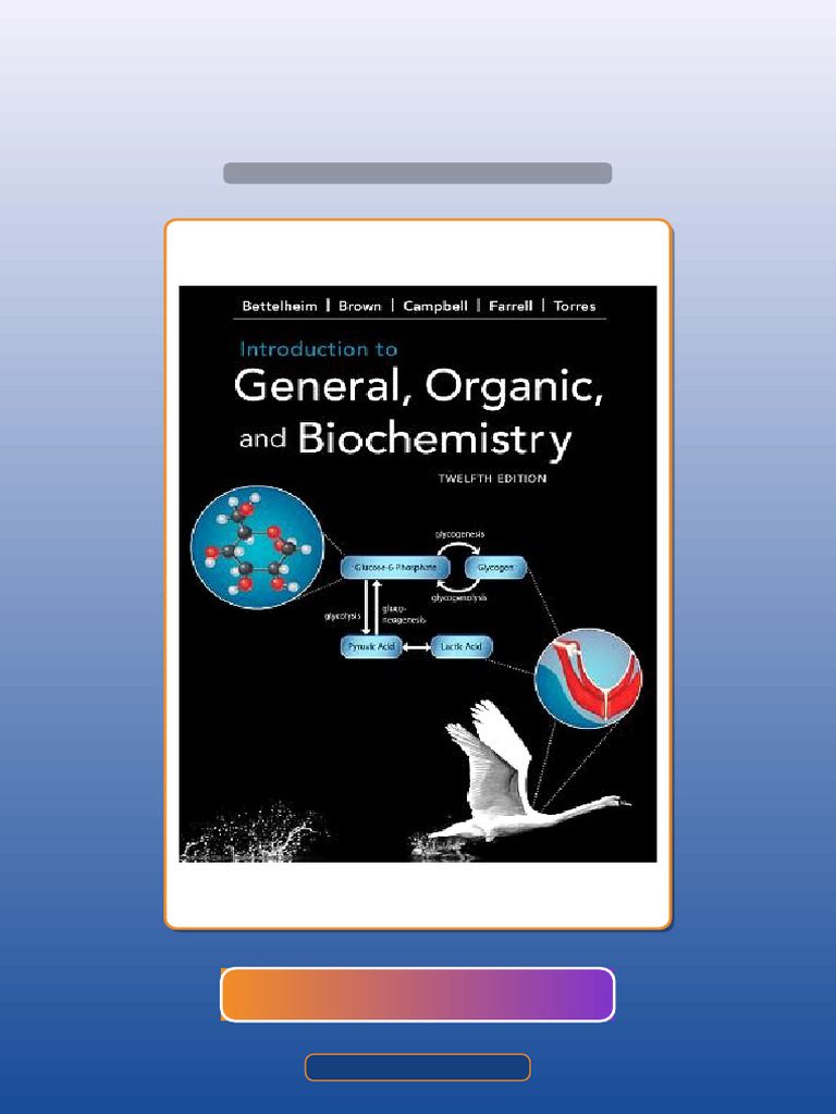 Test Bank for Introduction to General Organic and Biochemistry 12th ...