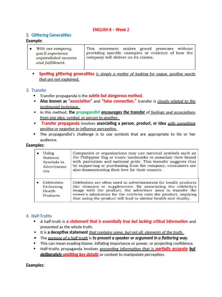 Week 2 Propaganda | PDF