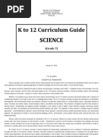 K To 12 Science Curriculum Guide | PDF | Plants | Learning