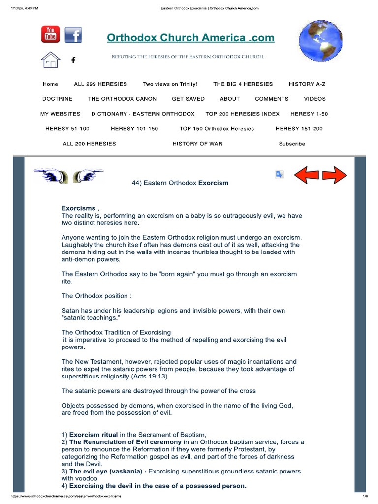 Eastern Orthodox Exorcism - OCA | PDF