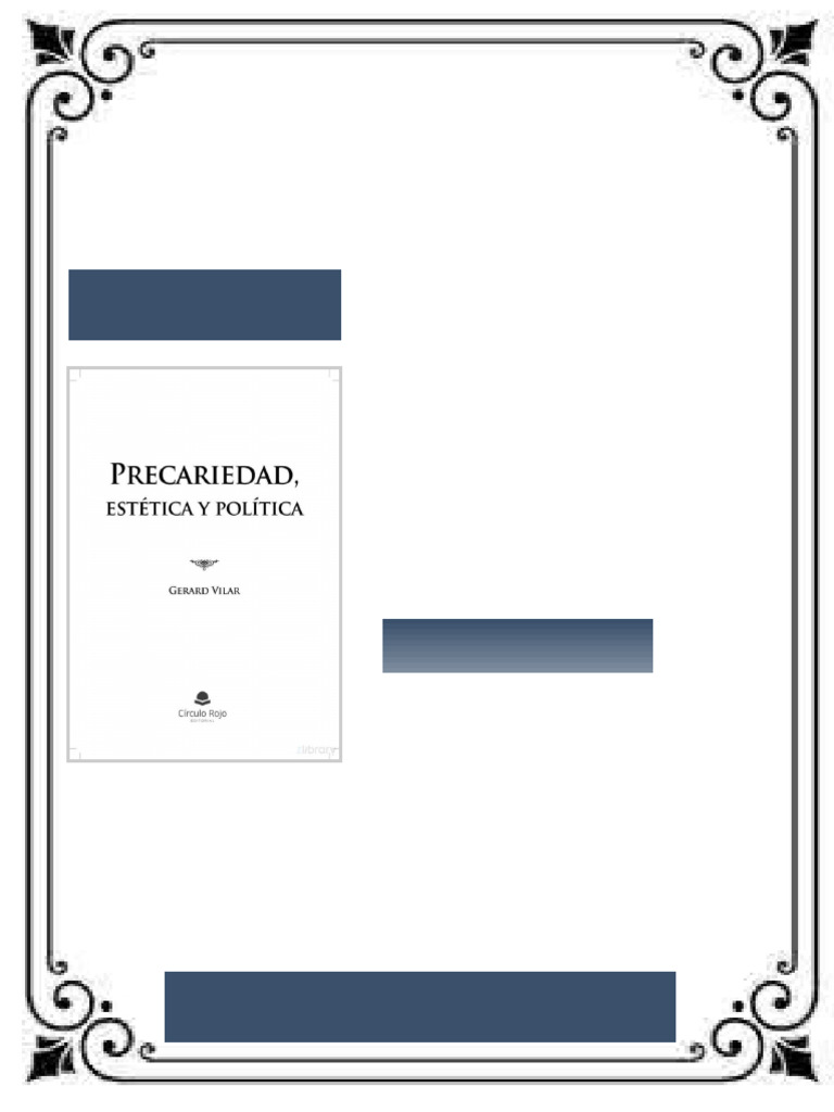 Precariedad estética y política 1st Edition Gerard Vilar ebook fully ...