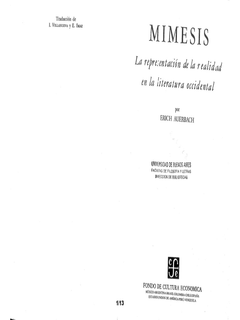 AVERBACH - El Mundo en La Boca de Pantagruel(en Mímesis) | PDF