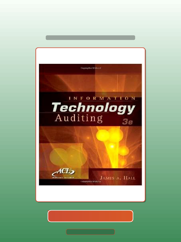 Test Bank for Information Technology Auditing 3rd Edition James Hall | PDF