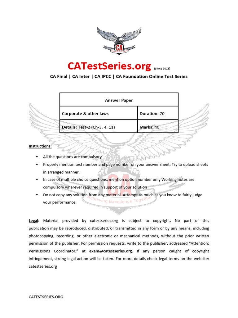 Inter Corporate Other Laws Test 2 Ch 3-4-11 2026 Solution 1752046333 ...