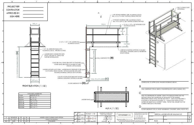 RL33-PDF-DWG | PDF | Ladder | Building Engineering