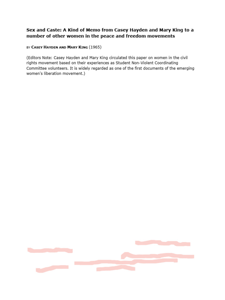 Women, Caste, and Civil Rights Insights | PDF | Behavioural Sciences ...