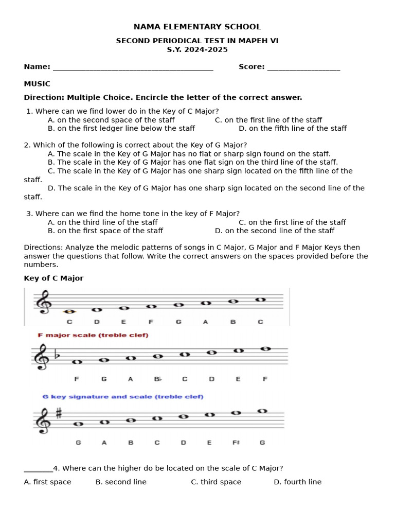 2nd Pt Mapeh | PDF | Singing | Graphics