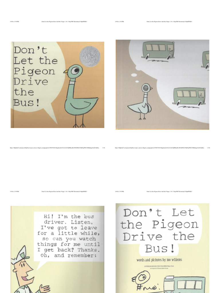 Don't Let the Pigeon Drive PDF Download | PDF | Computer File ...