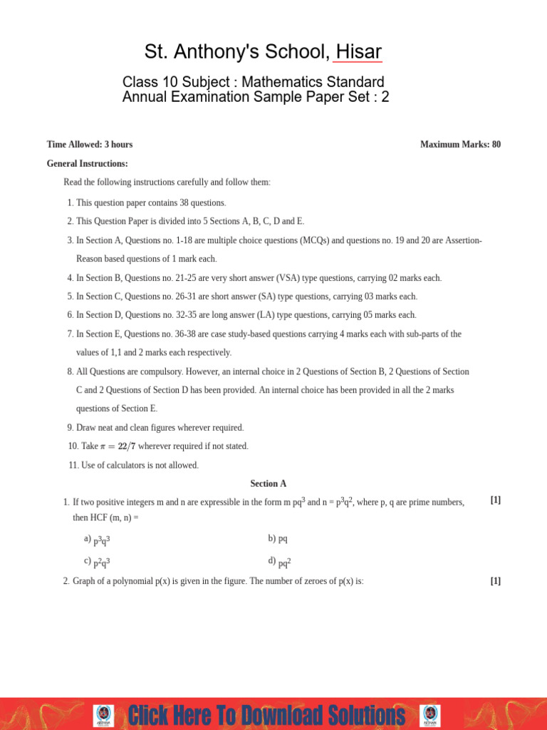 SET 2 | PDF | Circle | Sphere