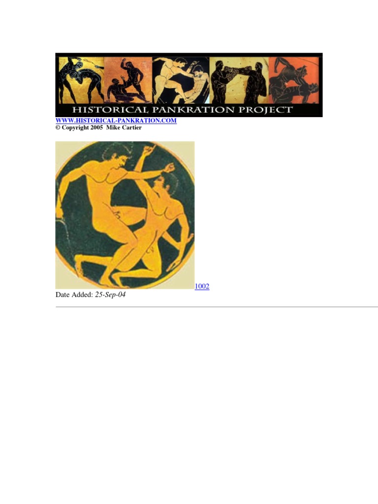 Pankration Sources | PDF | Combat Sports | Individual Sports