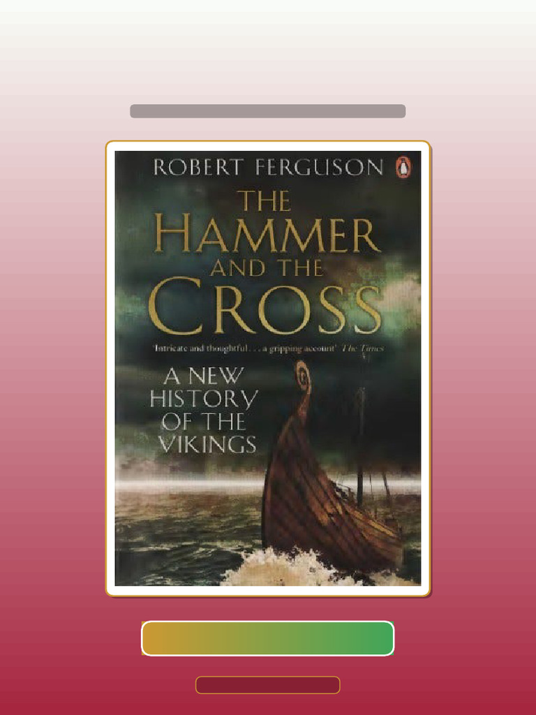 Test Bank for the Hammer and the Cross a New History of the Vikings ...