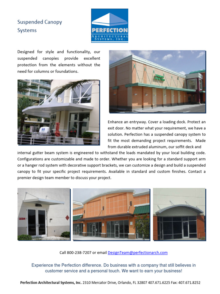 Suspended Canopies | PDF