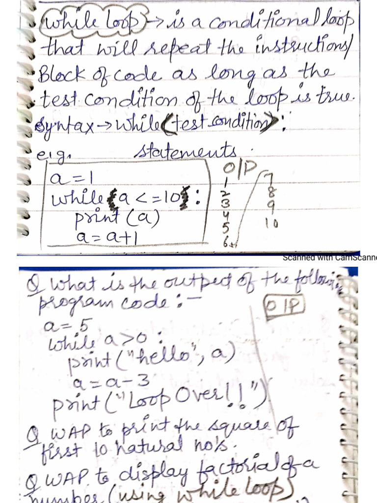 ch-5 Conditional N Looping Construct (Part 2) | PDF