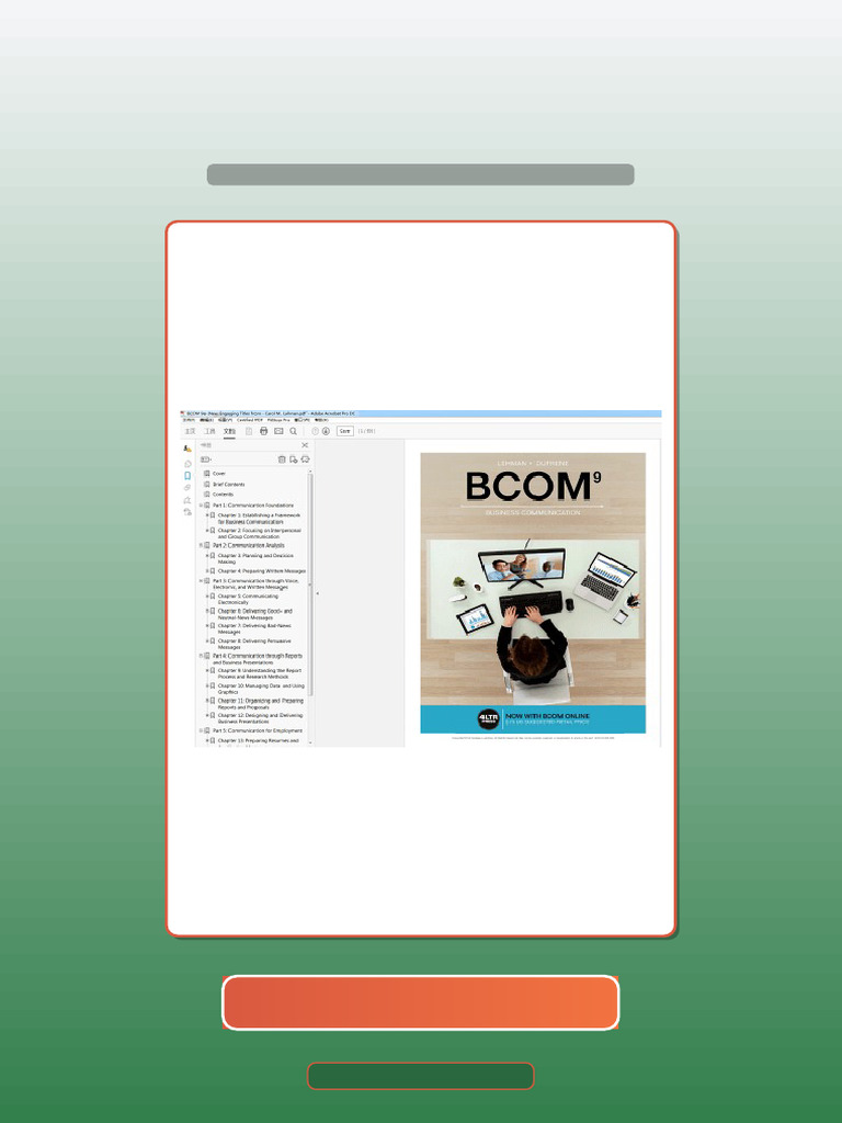 Test Bank for BCOM New Engaging Titles From 4LTR Press 9th | PDF ...