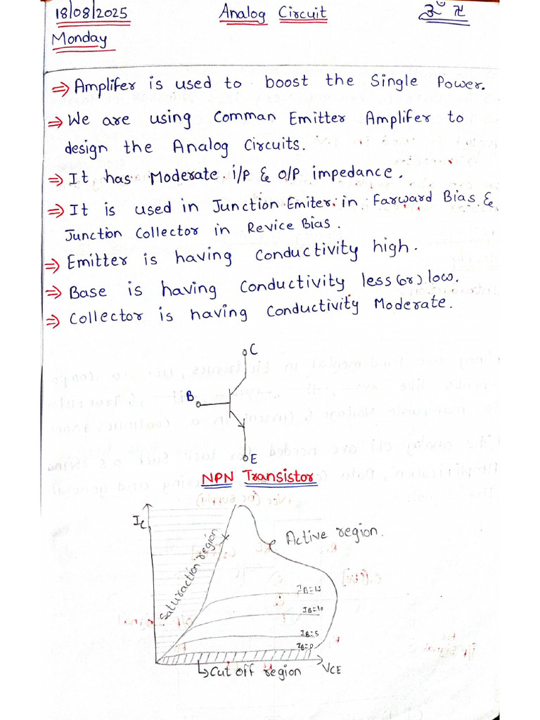 Analog Circuit Notes | PDF