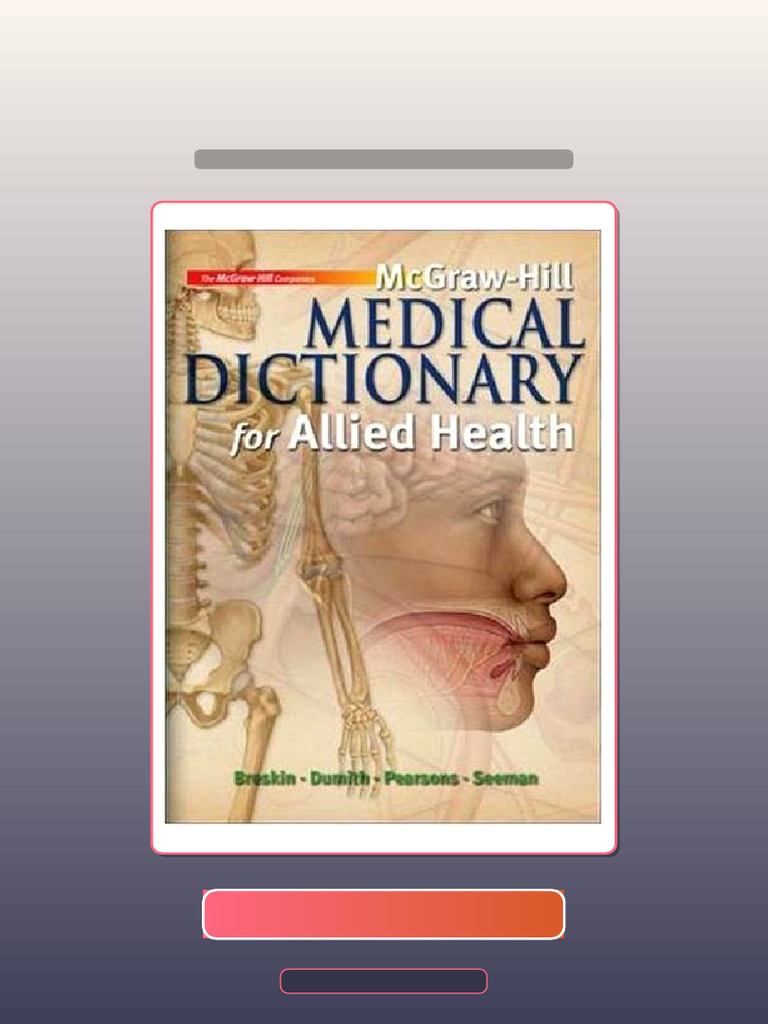 Test Bank for McGrawHill Medical Dictionary for Allied Health | PDF ...