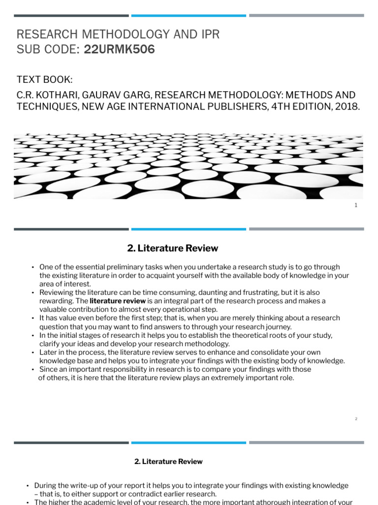 Unit 1 -2 Introduction_Research Methodology (5th - 7th Sem) - Copy.pptx | PDF | Dependent And ...