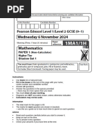 Edexcel GCSE Maths Foundation Mark Scheme | PDF | Ratio | Numbers
